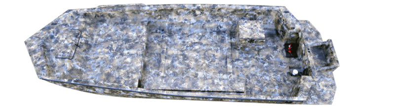 Features | Shallow Water F4 Pro Hull | Excel Boats